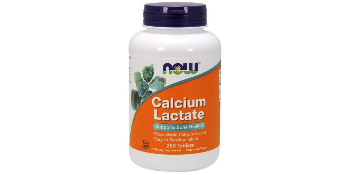 NOW Foods Calcium Lactate - 250 tablets - Powerbody.eu - wholesale ...