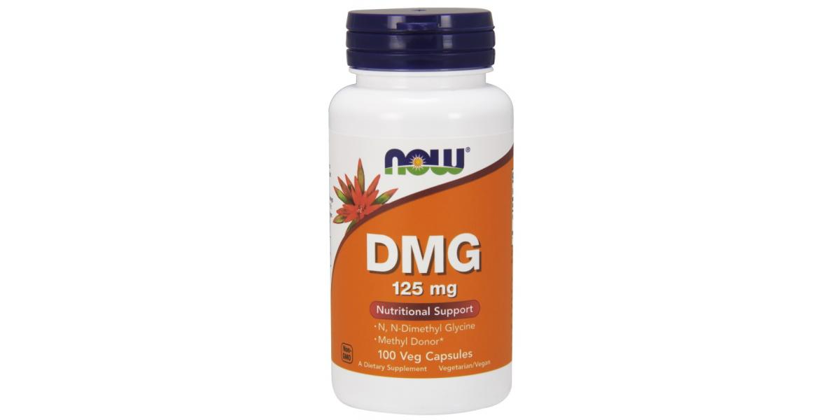 NOW Foods DMG (Dimethylglycine), 125mg - 100 vcaps - Powerbody.eu ...