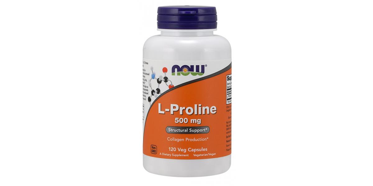 NOW Foods L-Proline, 500mg - 120 vcaps - Powerbody.eu - wholesale ...