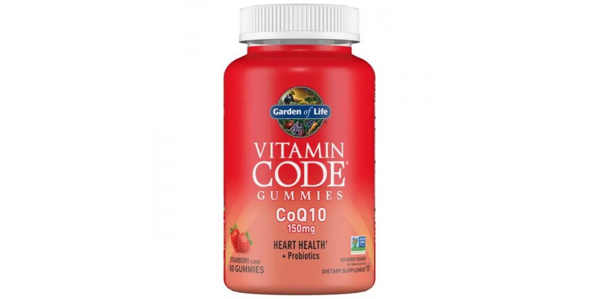 Garden of Life Vitamin Code CoQ10 Gummies, Strawberry - 60 gummies ...